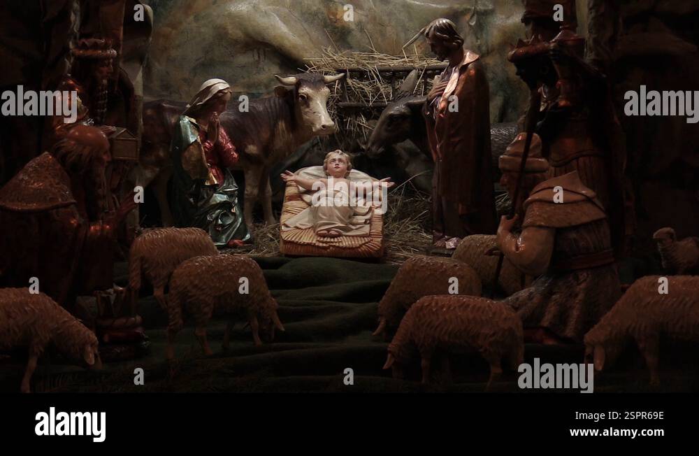 Bethlehem hand carved from wood, nativity creche statues of Jesus ...