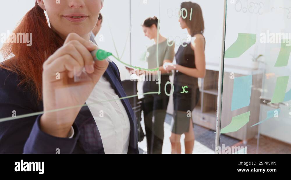 Female executive drawing graph on Stock Videos & Footage - HD and 4K ...