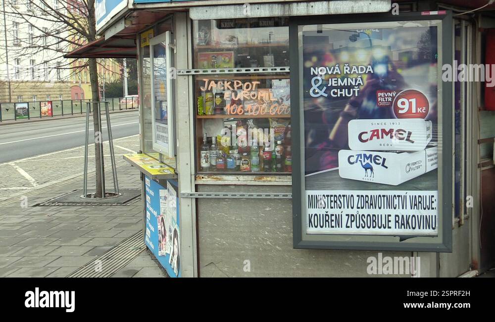 Billboard in support of the candidacy Jiri Drahos in direct election ...