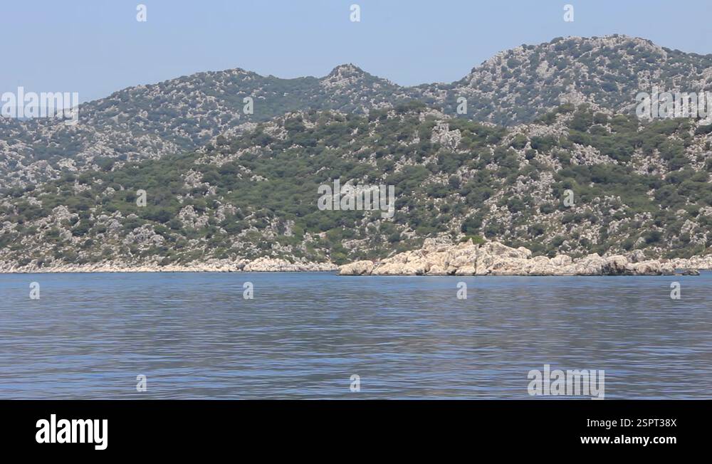 Voyage. Turkey, Kekova-Simena Region (Apollonia), Western Taurus Stock ...