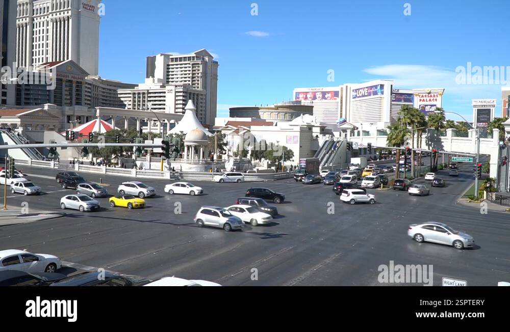 LAS VEGAS STRIP 4K TIME LASPE Stock Video Footage - Alamy