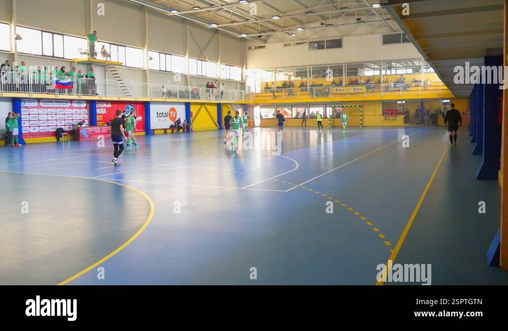 Game of soccer between two teams Stock Video Footage - Alamy
