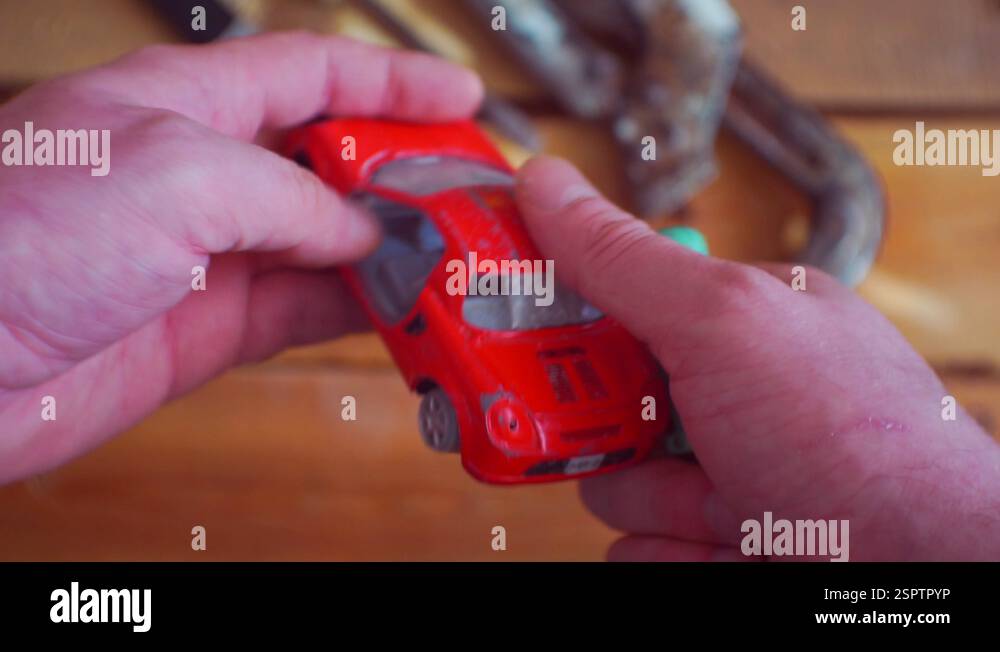 repair, maintenance and diagnostics of the car.metaphor Stock Video ...