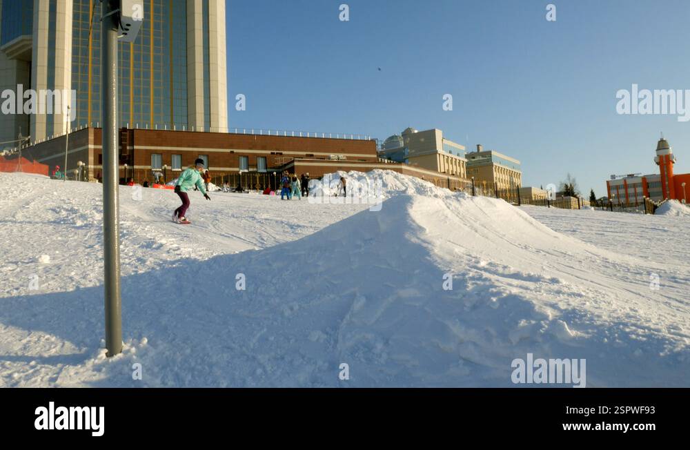 Video of snow ski slopes, lift lines and valley of Park in the Wasatch ...