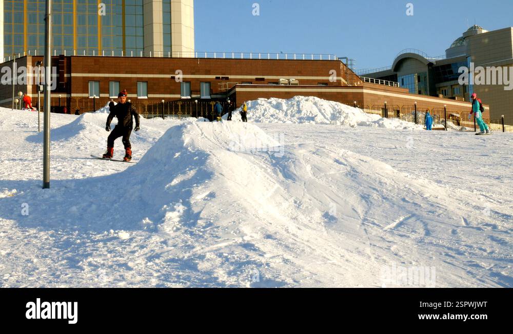 Video of snow ski slopes, lift lines and valley of Park in the Wasatch ...