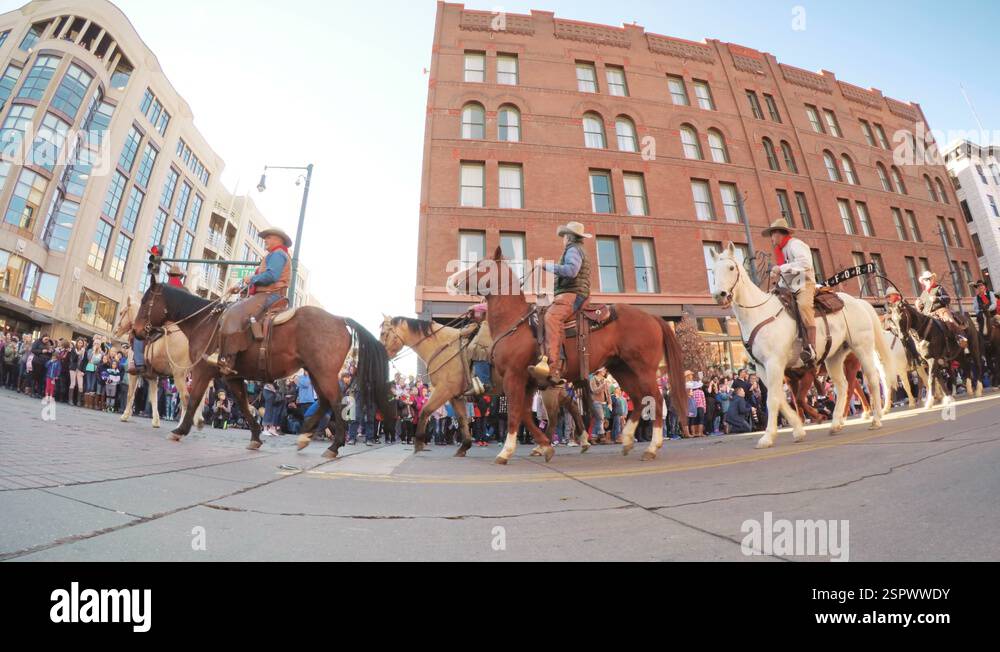 The National Western Stock Show Kick-Off Parade with marching bands ...