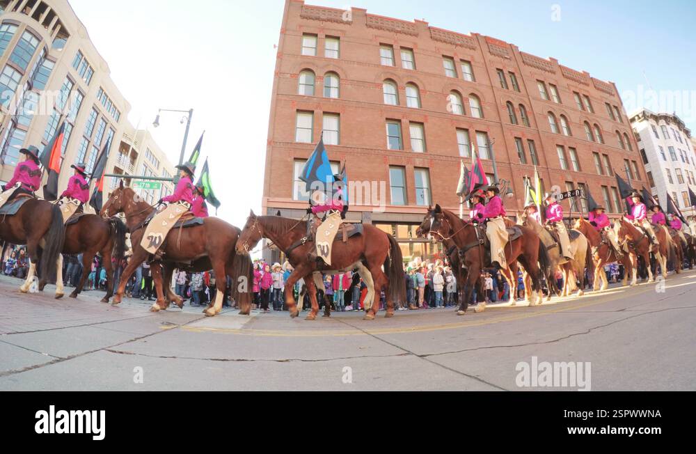 The National Western Stock Show Kick-Off Parade with marching bands ...