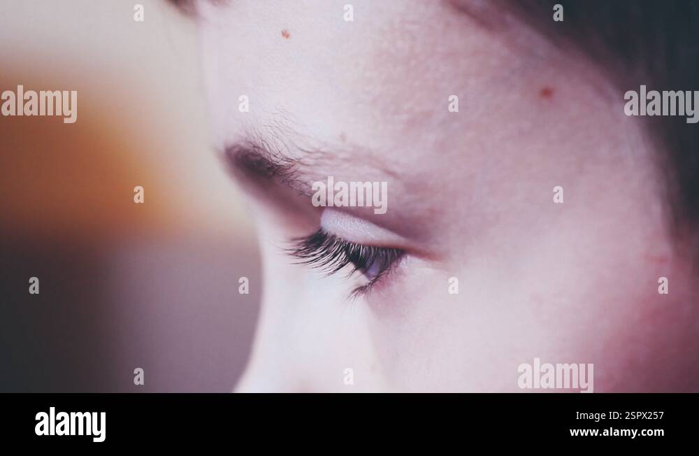 child's attentive look.close-up Stock Video Footage - Alamy