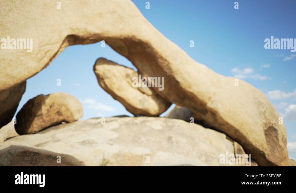 A small rock formation with a saturated sky for green screen Stock ...