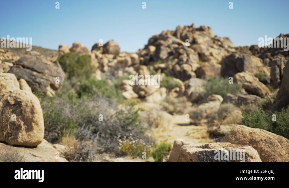 A trail of rocks leading to a rocky mesa for green screen Stock Video ...