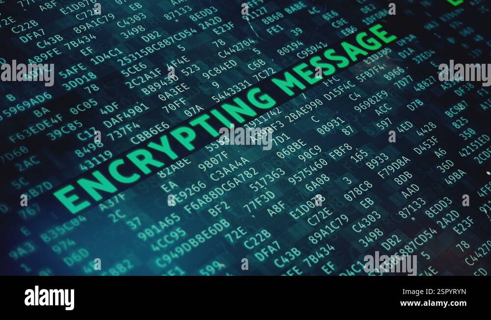 Message Encrypted Sending Message Text Notification Hacking Background Stock Video Footage Alamy