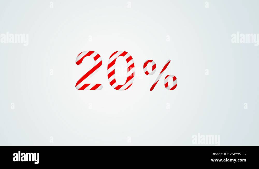 20 percent background animation Stock Video Footage - Alamy