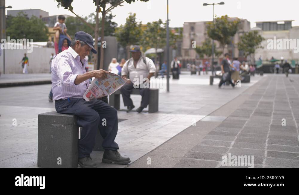 Man sitting reading paper Stock Videos & Footage - HD and 4K Video ...