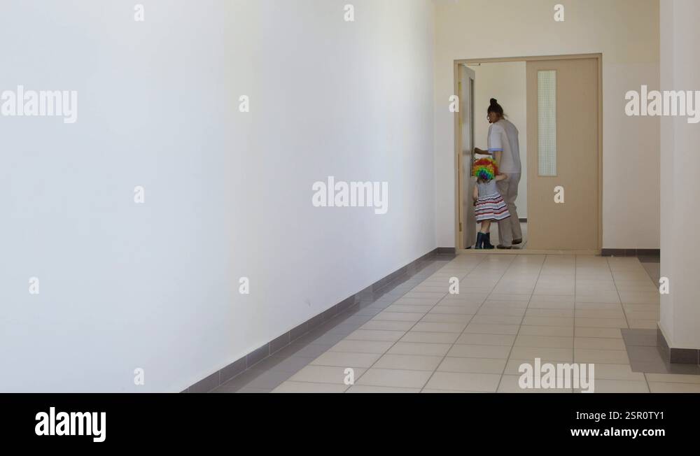 Medical sister and two children are planing to make a surprise for ...