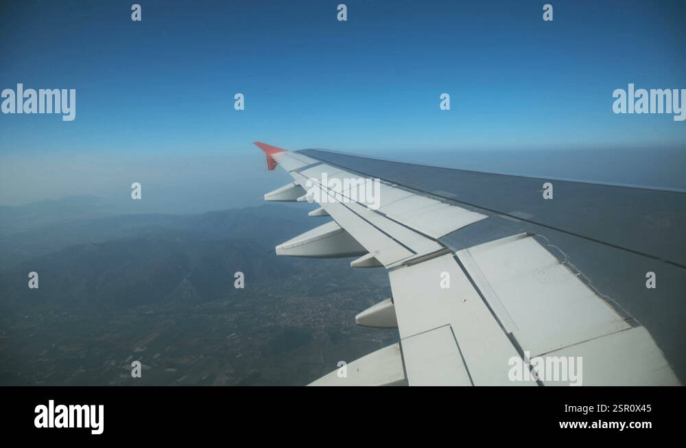 Airplane window 4k Stock Video Footage - Alamy