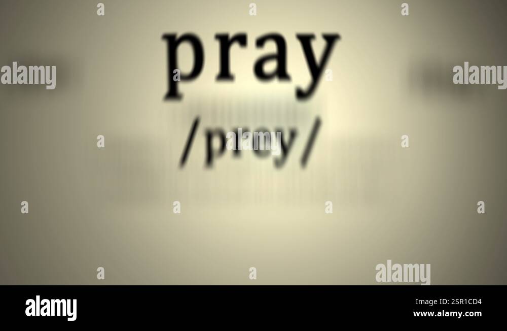 Definition: Pray Stock Video Footage - Alamy