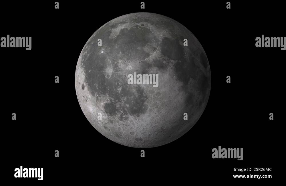 moon planet globe view fade to black Stock Video Footage - Alamy