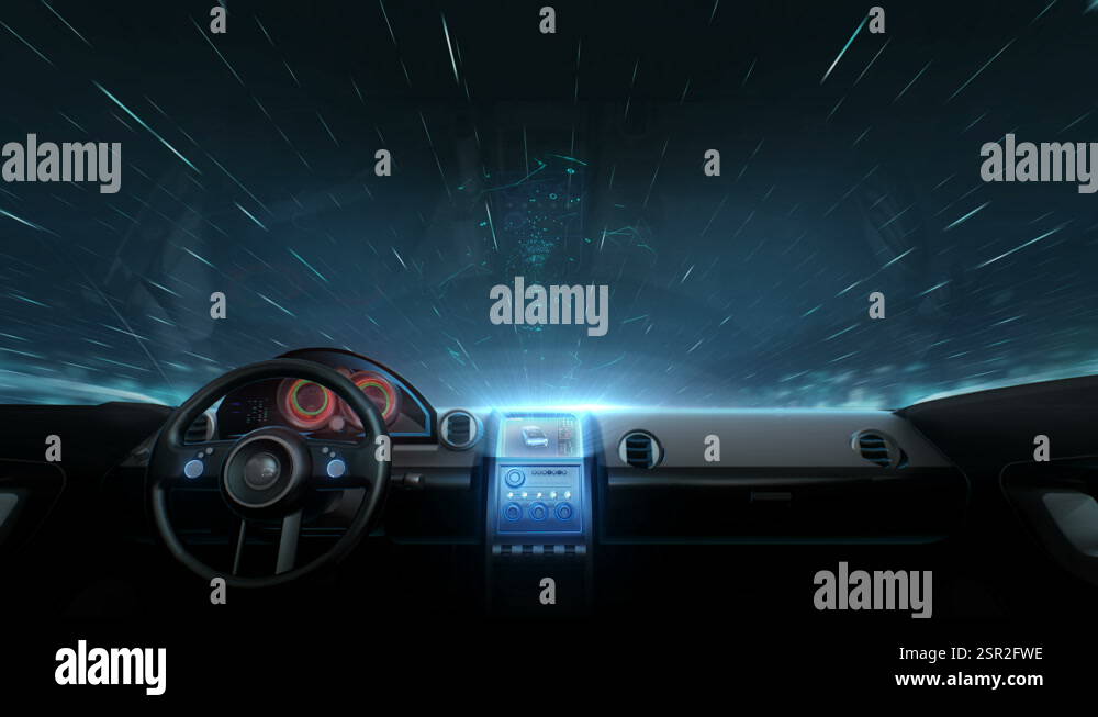 Inside of hybrid cars, Rounded digital earth, Global network, 4k movie ...