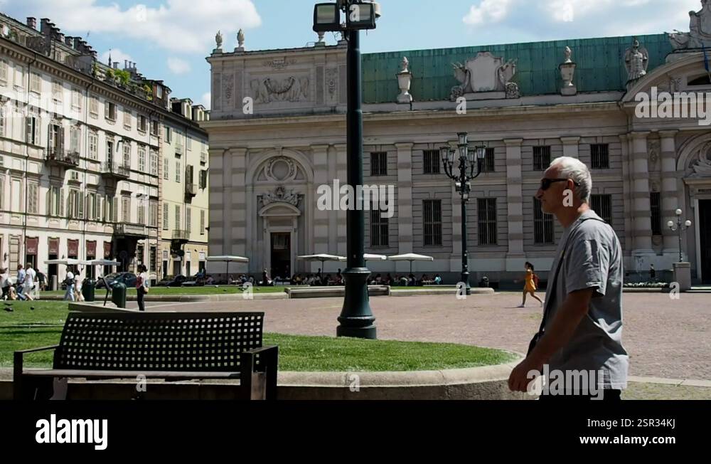 National University Library of Turin in 4k Stock Video Footage - Alamy