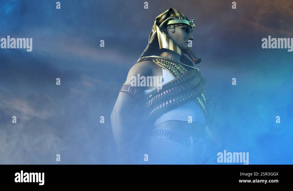 ancient Egyptian Pharaoh render 3D Stock Video Footage - Alamy