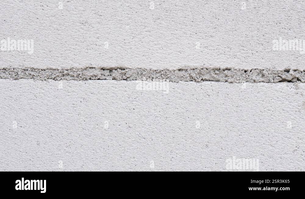 White hollow clay bricks wall Stock Video Footage - Alamy