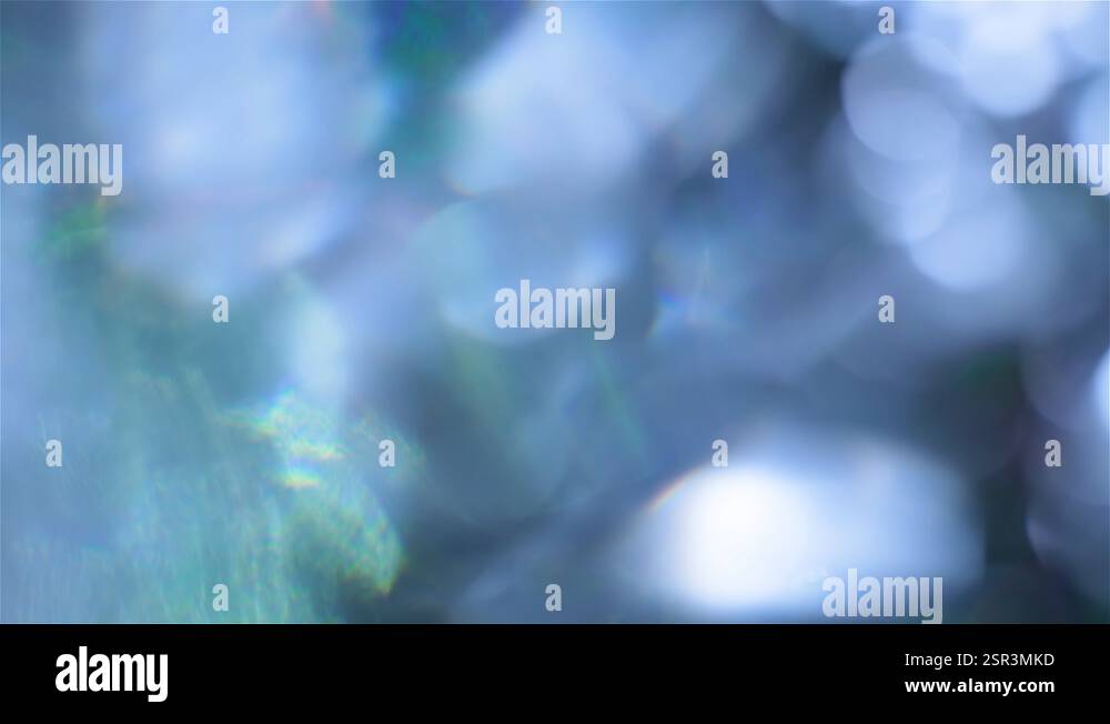 Awesome light leaks and bokeh in cold tones. Vintage holographic glare ...