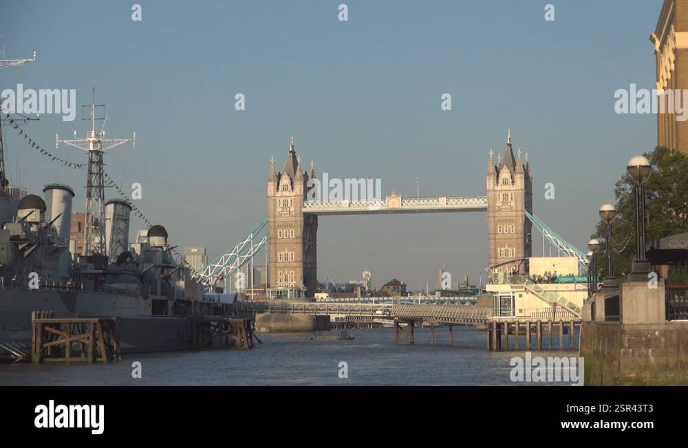 Tower Bridge Image In Daylight One of the London Tourist Symbols Stock ...