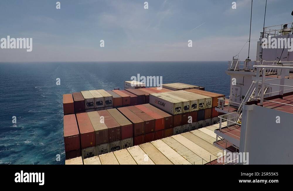 Onboard container ship Stock Videos & Footage - HD and 4K Video Clips ...