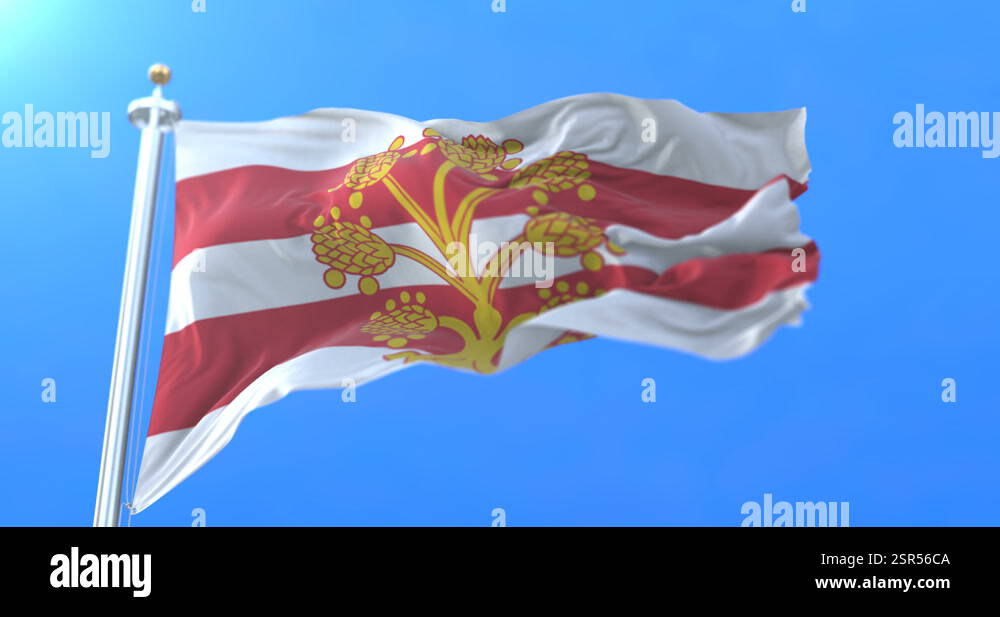 Flag of english county of Westmorland in the North West of England ...