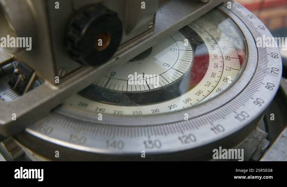 Navigation devices on the ship. Marine gyrocompass Stock Video Footage ...