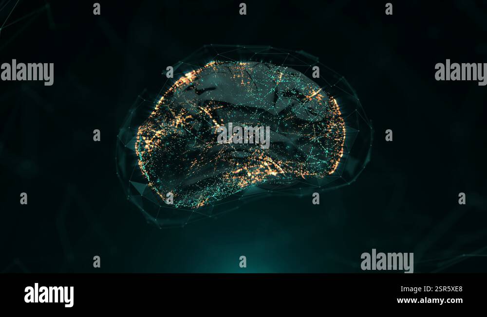 Ai, Deep Learning, 3D holographic Silicon Synthetic Brain 4K Steady ...