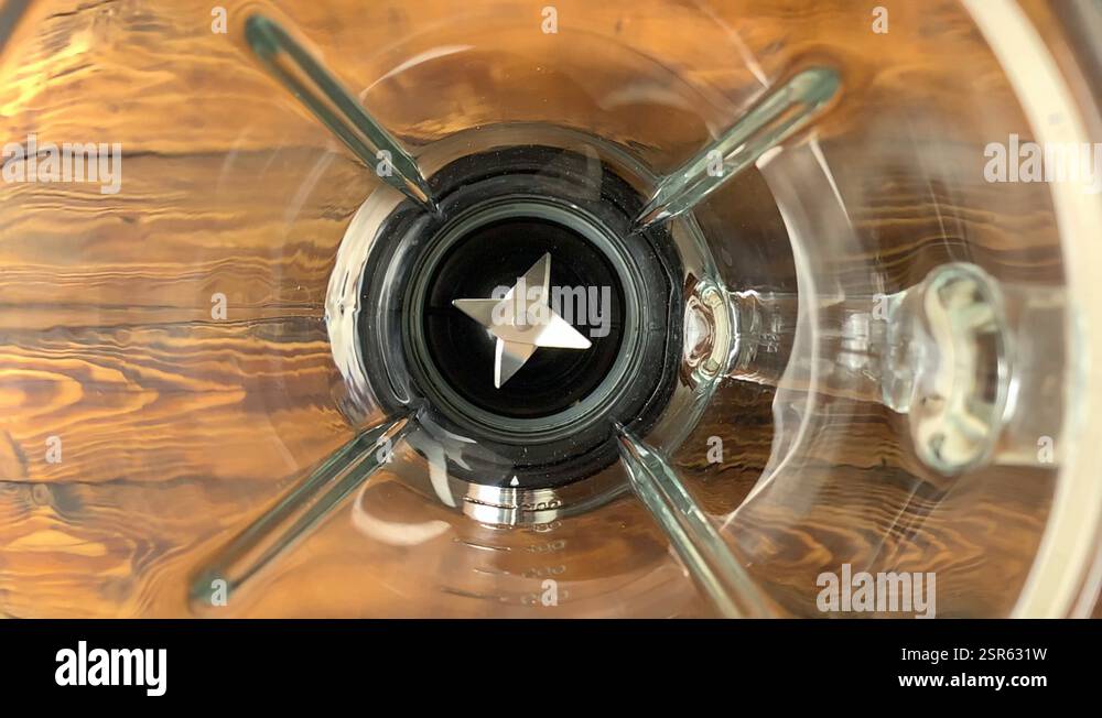Nuts is pouring in blender, slow motion video Stock Video Footage - Alamy