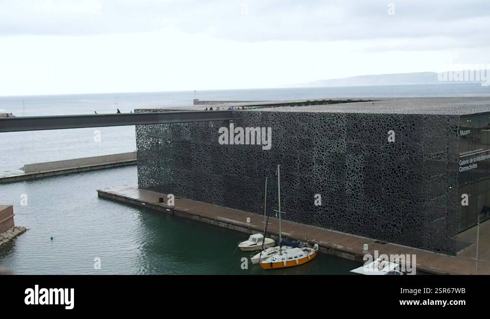 MuCEM Musee des civilizations de l'Europe et de la Mediterranee Stock ...
