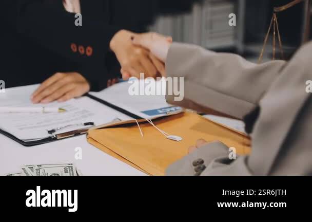 business people shaking hands, contract and signing contract, contract ...