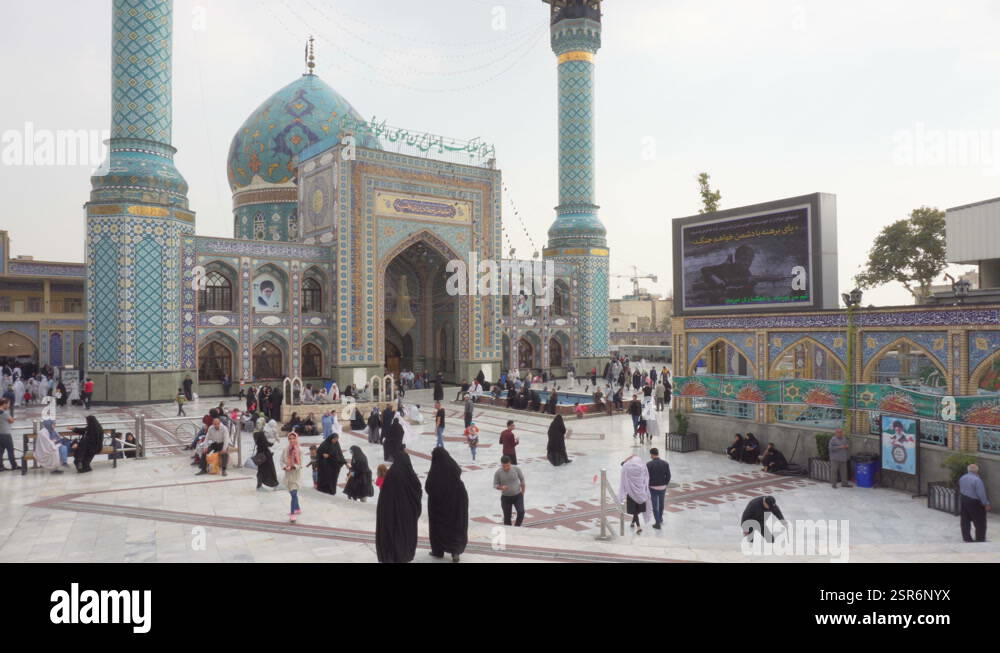 Main view of Imamzadeh Saleh at Shemiran district, Tehran, Iran Stock ...