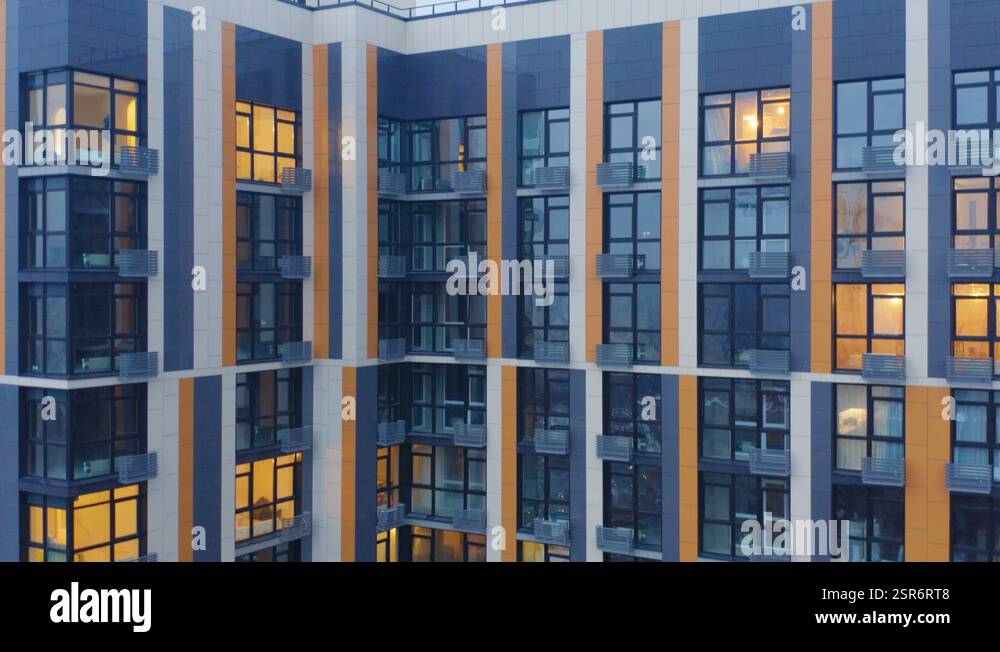 Highrise tower block flats brick building Stock Videos & Footage - HD ...