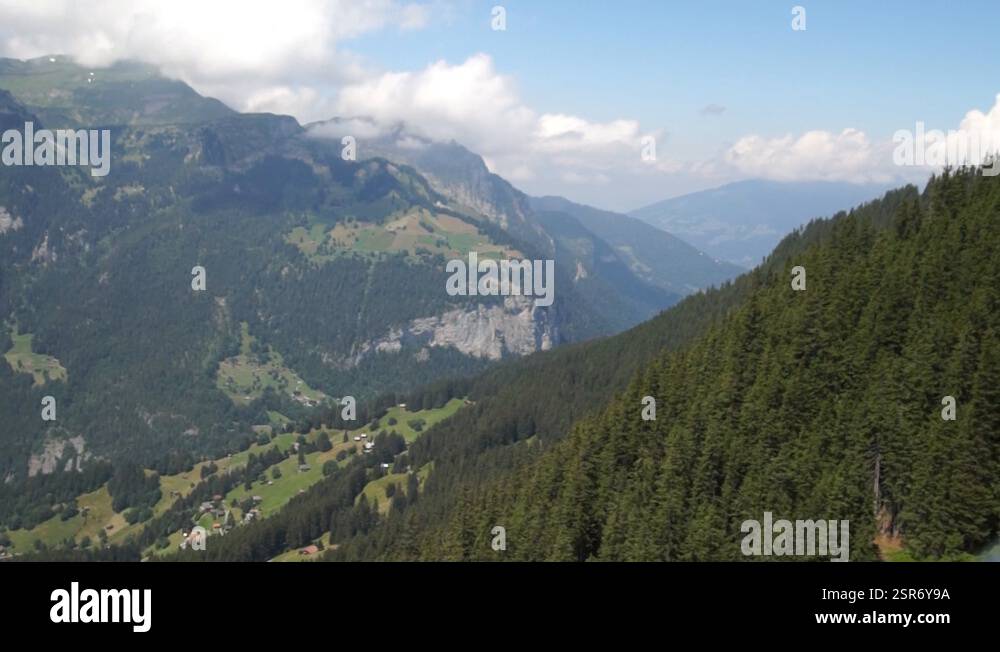 Alpine peaks landskape background. Jungfrau, Bernese highland. Alps ...
