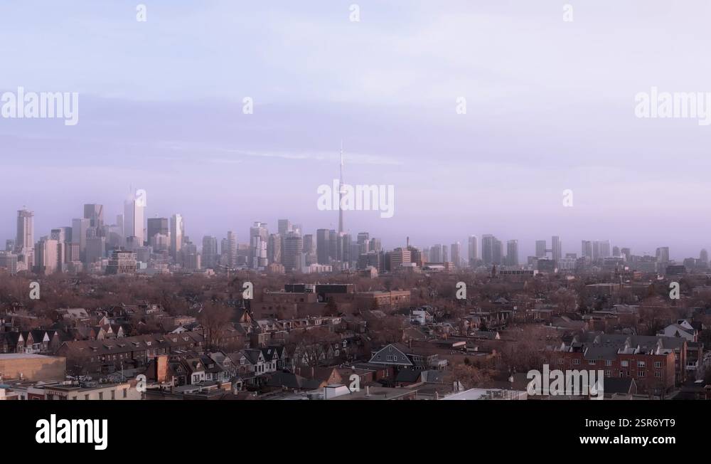 4K Aerial Establishing Shot of Toronto, Ontario Stock Video Footage - Alamy