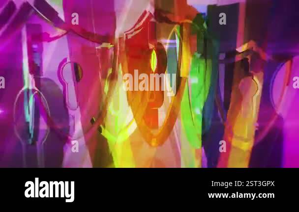 Shield cyber security computer system protection glass symbol. Loop and ...