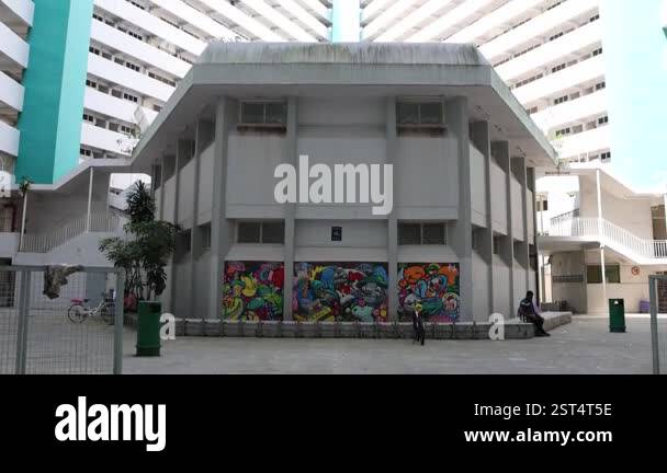 Singapore- 7 Feb 2025: Diamond shape HDB in Taman Jurong, Singapore ...