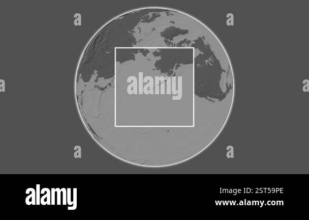 Akutan Island. Presentation of the location on a bilevel elevation map ...