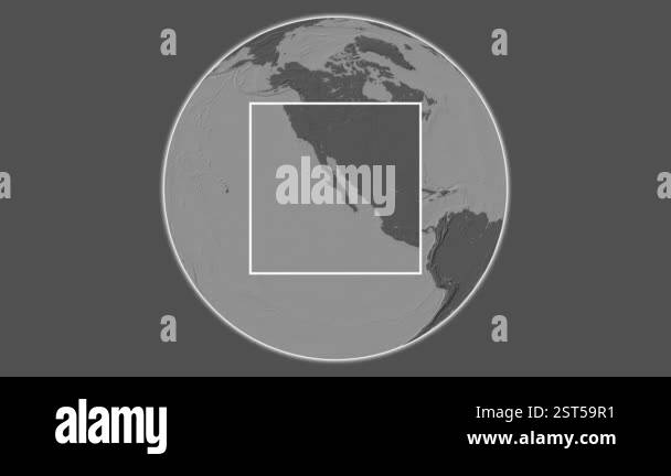 Isla Ana Island. Presentation of the location on a bilevel elevation ...