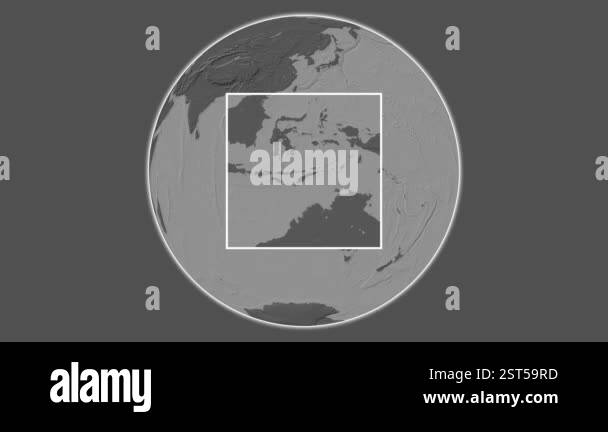Pulau Alor Island. Presentation of the location on a bilevel elevation ...