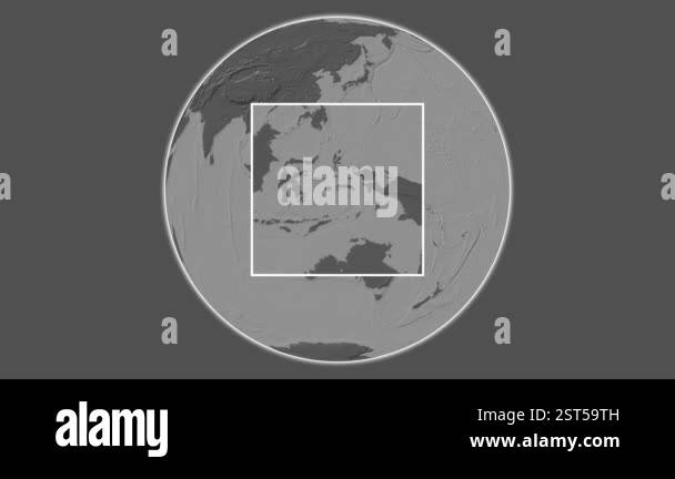 Pulau Ambon Island. Presentation of the location on a bilevel elevation ...