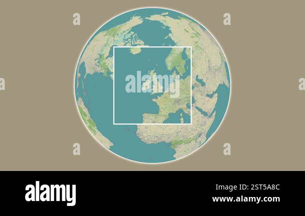 Anglesey Island. Presentation of the location on a OpenStreet map using ...