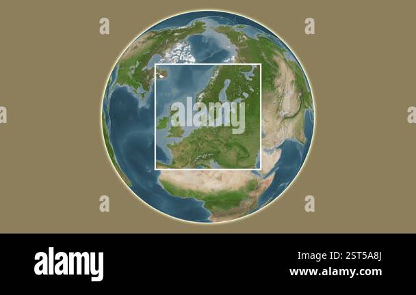Anholt Island. Presentation of the location on a satellite map using ...