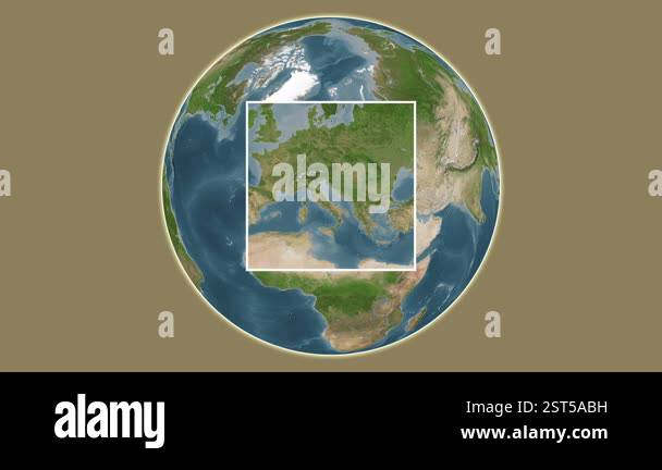 Arbe Island. Presentation of the location on a satellite map using ...