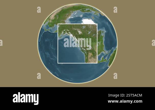 Annette Island. Presentation of the location on a satellite map using ...