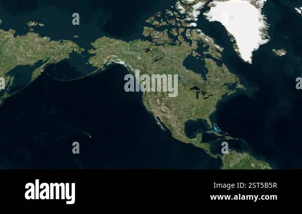 United States map animation with United States flag highlighted border ...