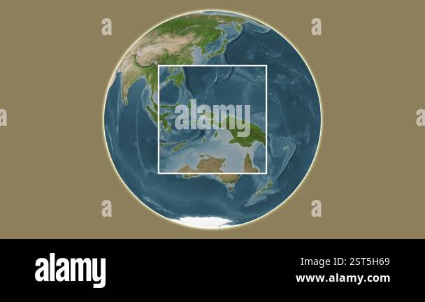 Pulau Amutu Besar Island. Presentation of the location on a satellite ...